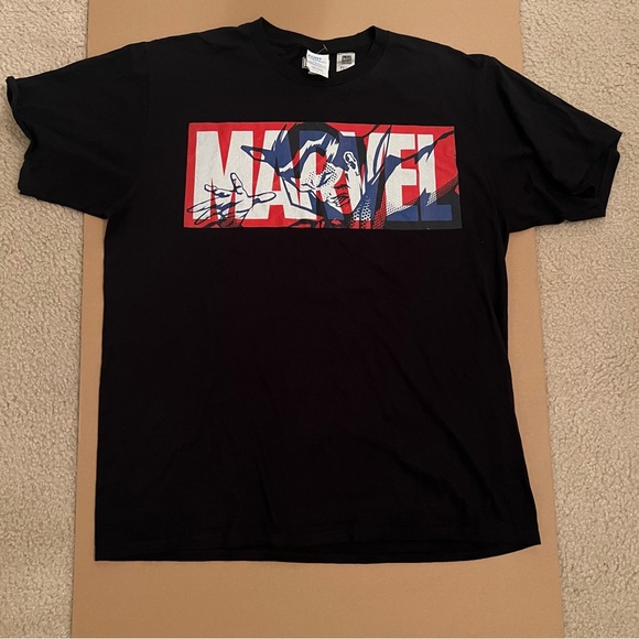 Marvel | Shirts | Marvel Doctor Large Classic Movie Logo Tshirt Captain ...